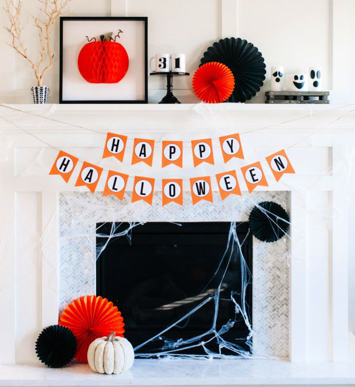 20 Free Happy Halloween Banner Printable - The Beauty Dojo