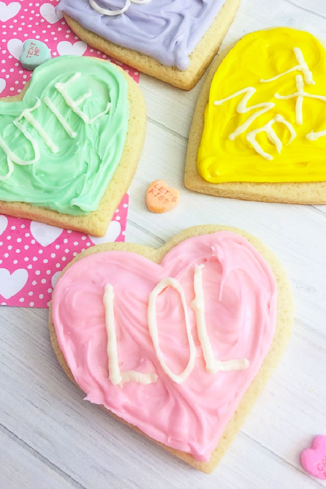 15 Easy Conversation Heart Cookies Recipes - The Beauty Dojo