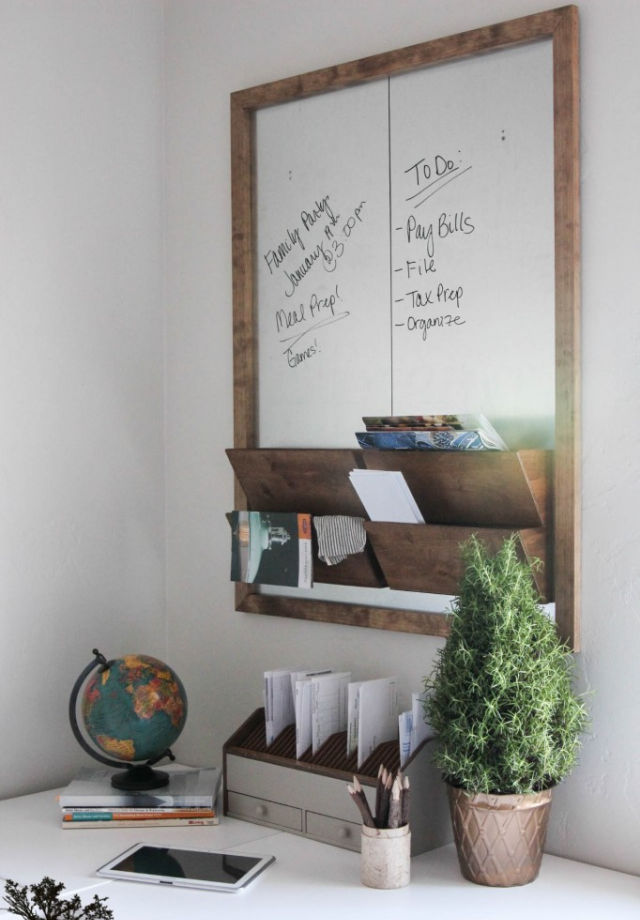 25 DIY Wall Organizer Ideas and Systems - The Beauty Dojo