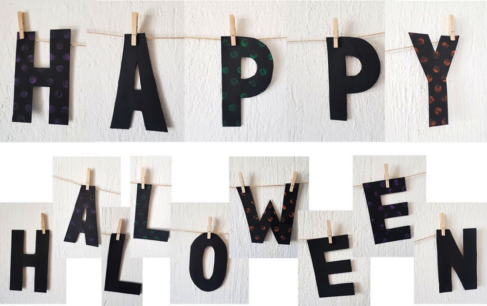 20 Free Happy Halloween Banner Printable - The Beauty Dojo